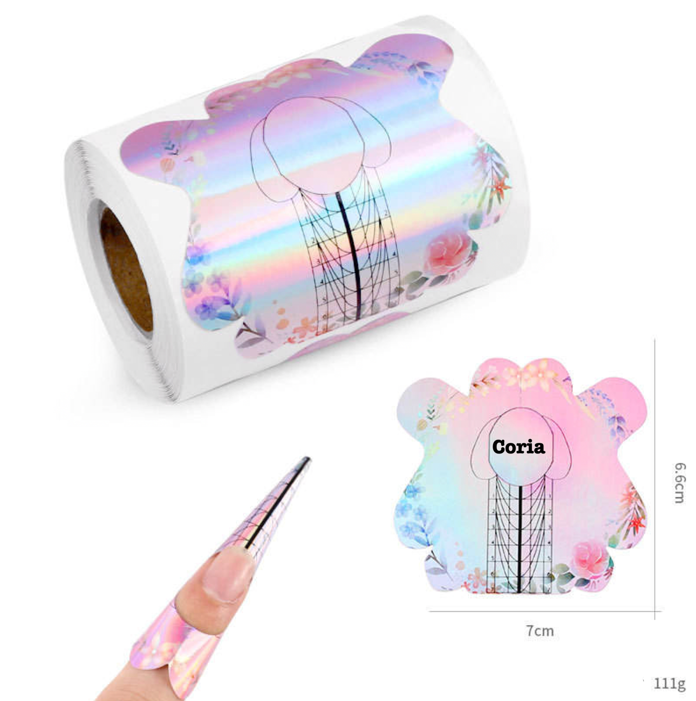 Sablon Extensie Unghii 300 buc CS2